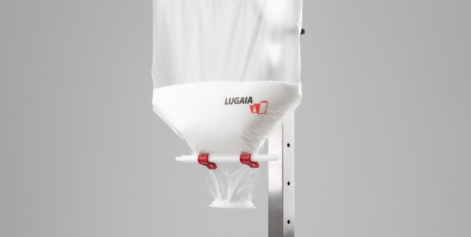 Lugaia TransferBag for safe product transfers for small quantities